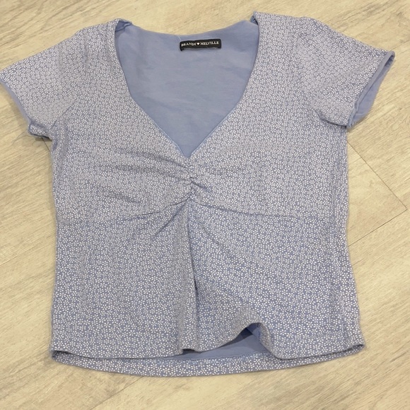 Brandy Melville | Tops | Brandy Flower Top | Poshmark